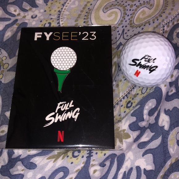 Netflix | Accessories | Netflix Full Swing Pin And Golf Ball | Poshmark
